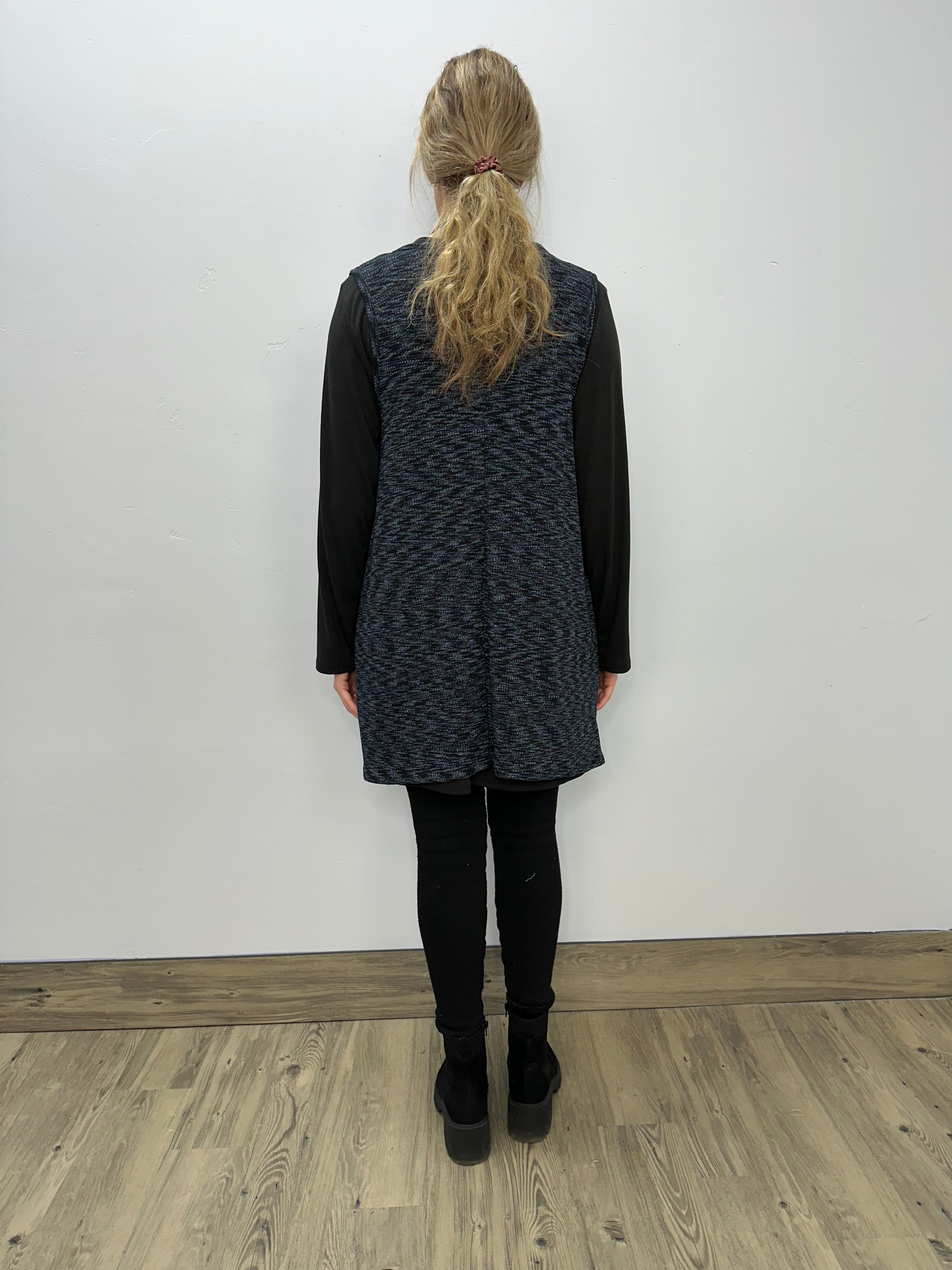 Modal One Button Vest with Pockets - Static – Twist Boutique